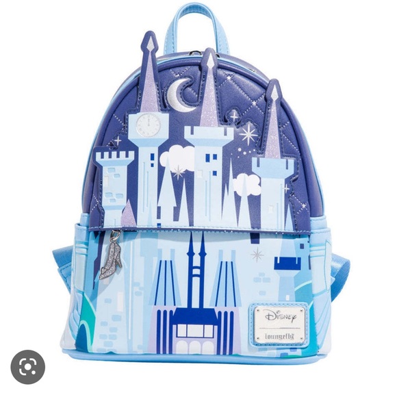 Loungefly | Bags | Loungefly Disney Mini Backpack Cinderella Castle ...